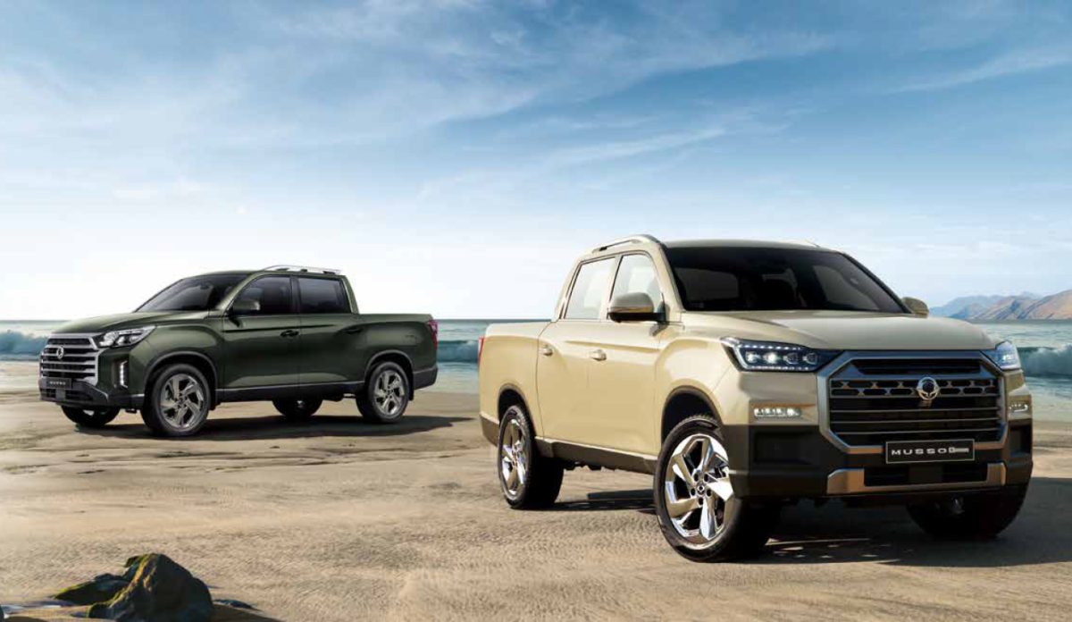 The New Musso pickup truck - KGM Singapore offroad, commercial, double ...